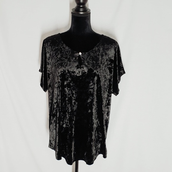 NY Collection | Tops | Crushed Velvet Top | Poshmark